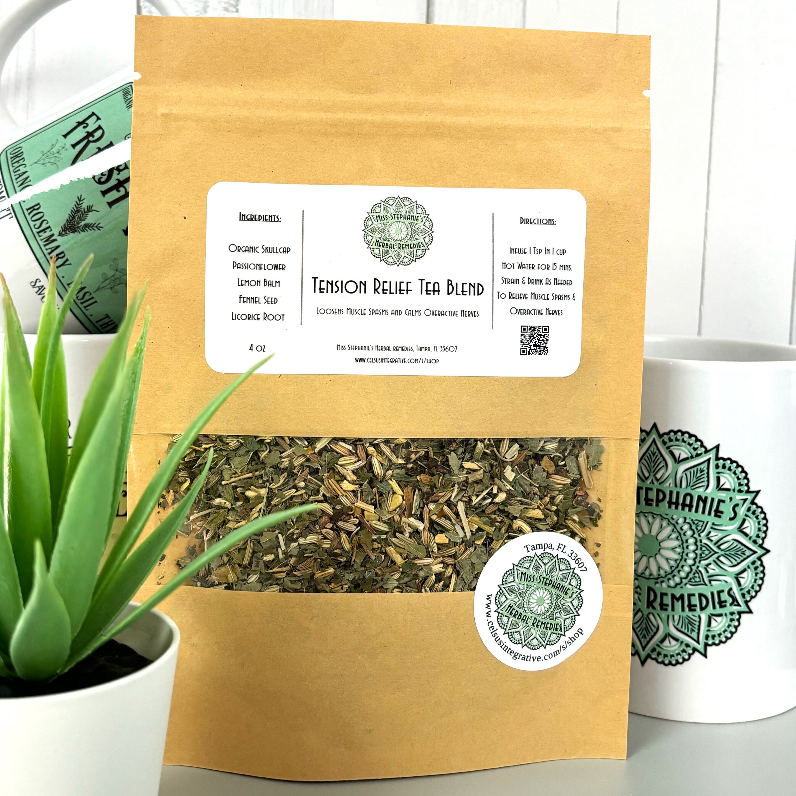 Tension Relief Tea Blend | Celsus Integrative Therapy, LLC